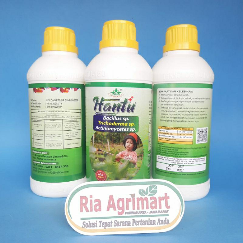 Jual Pupuk + Fungisida Hayati Hantu Bacillus sp. Trichoderma sp ...