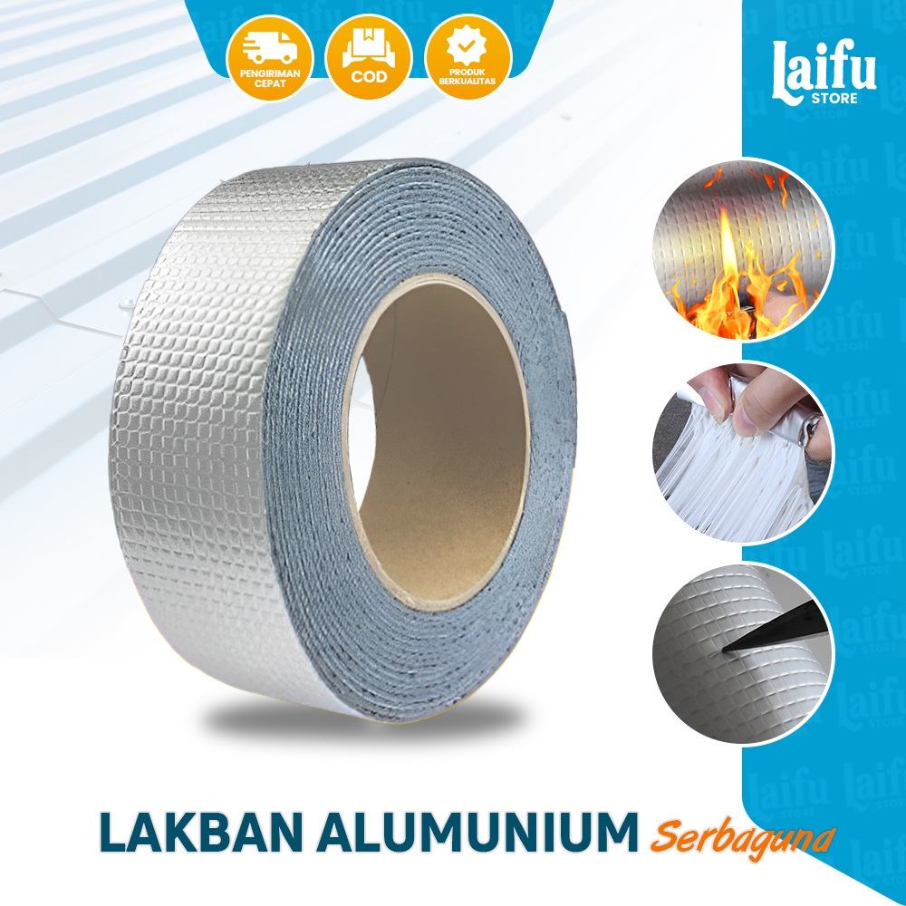 Jual Lakban Selotip Aluminium Foil Alumunium Foil Anti Bocor Selotip ...