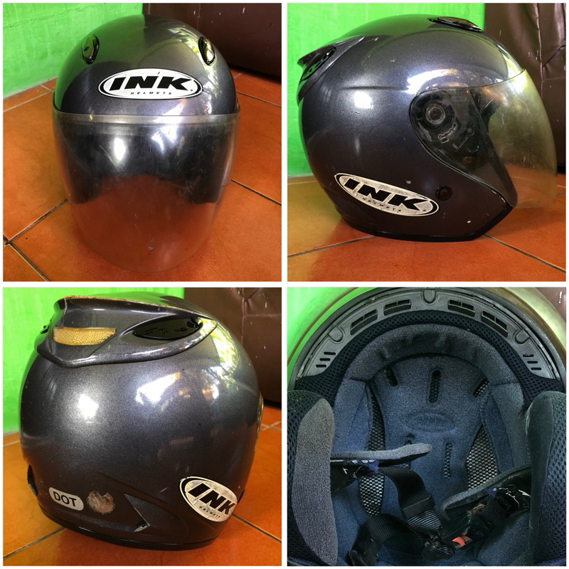 Jual Helm Ink Centro Ori Second (Abu-abu) | Shopee Indonesia