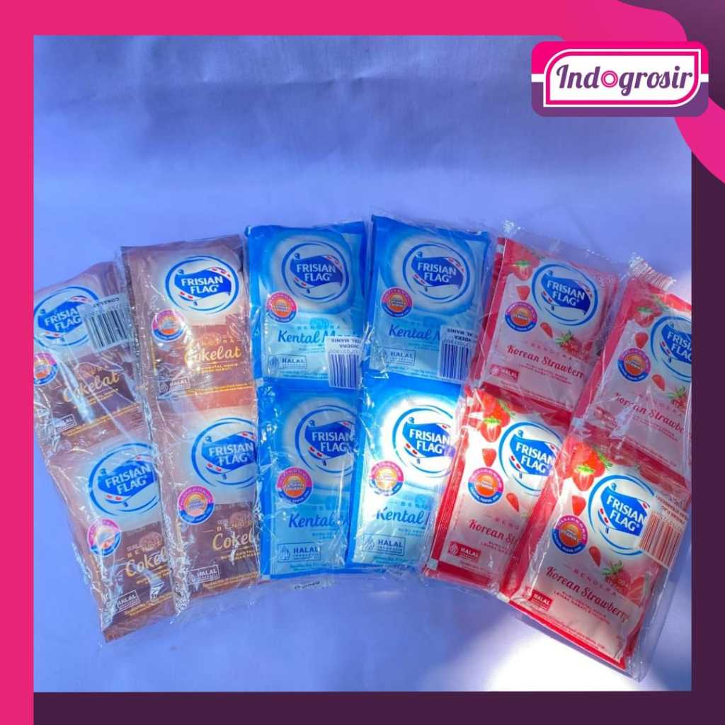 Jual FRISIAN FLAG SUSU BENDERA SACHET 38G / FRISIAN FLAG RENTENG ...