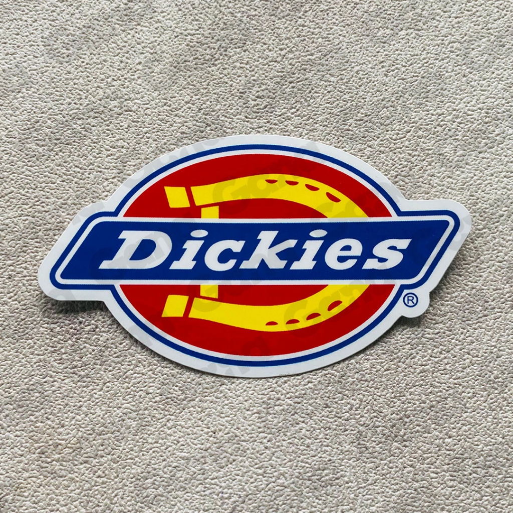 Jual Stiker Dickies Sticker Brand Logo Stiker Brand Distro Band Sticker ...