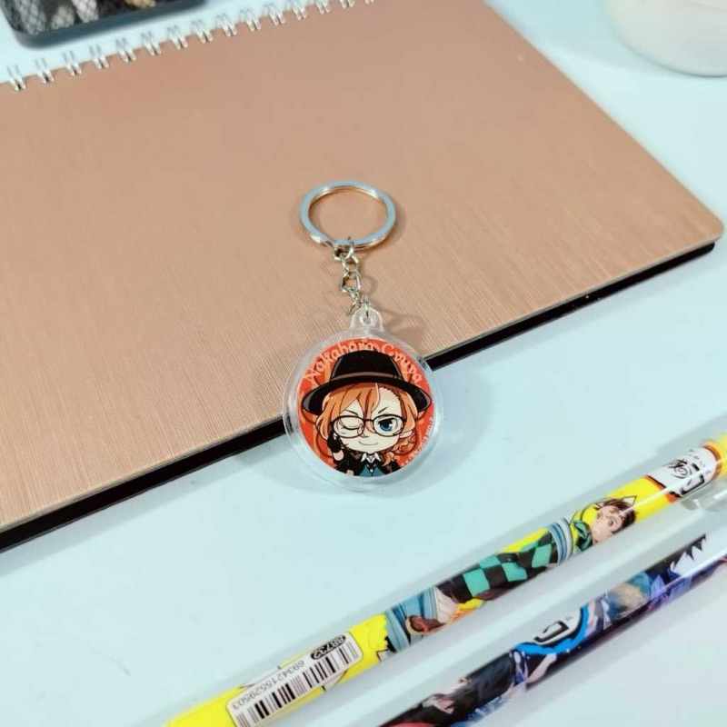 Jual Keychain Anime Bungou Stray Dogs - Ganci Anime Bungou Stray Dogs ...