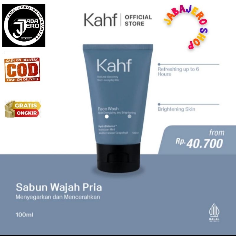 Jual KAHF skin Energizing & Brightening Face wash 100ml | kahf ...