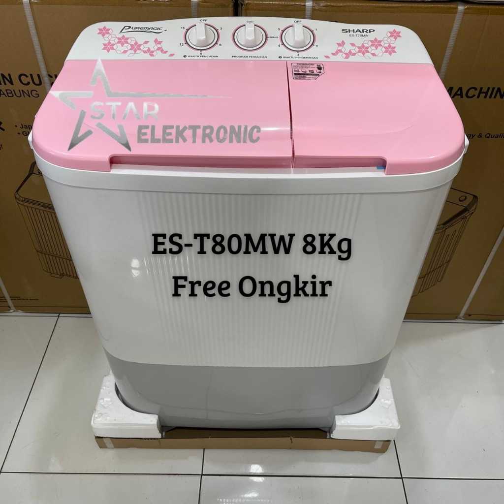 Jual Mesin Cuci SHARP 2 Tabung 70MW 7KG/80MW 8KG/90MW 9KG/85CR 8,5KG/95CR 9,5KG/1070SJ 10KG ...
