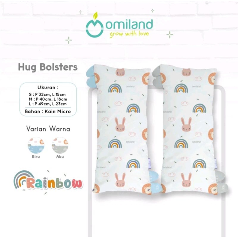 Jual Omiland Cuddle Bolster / Sloth Series / Rainbow Series / Fox ...