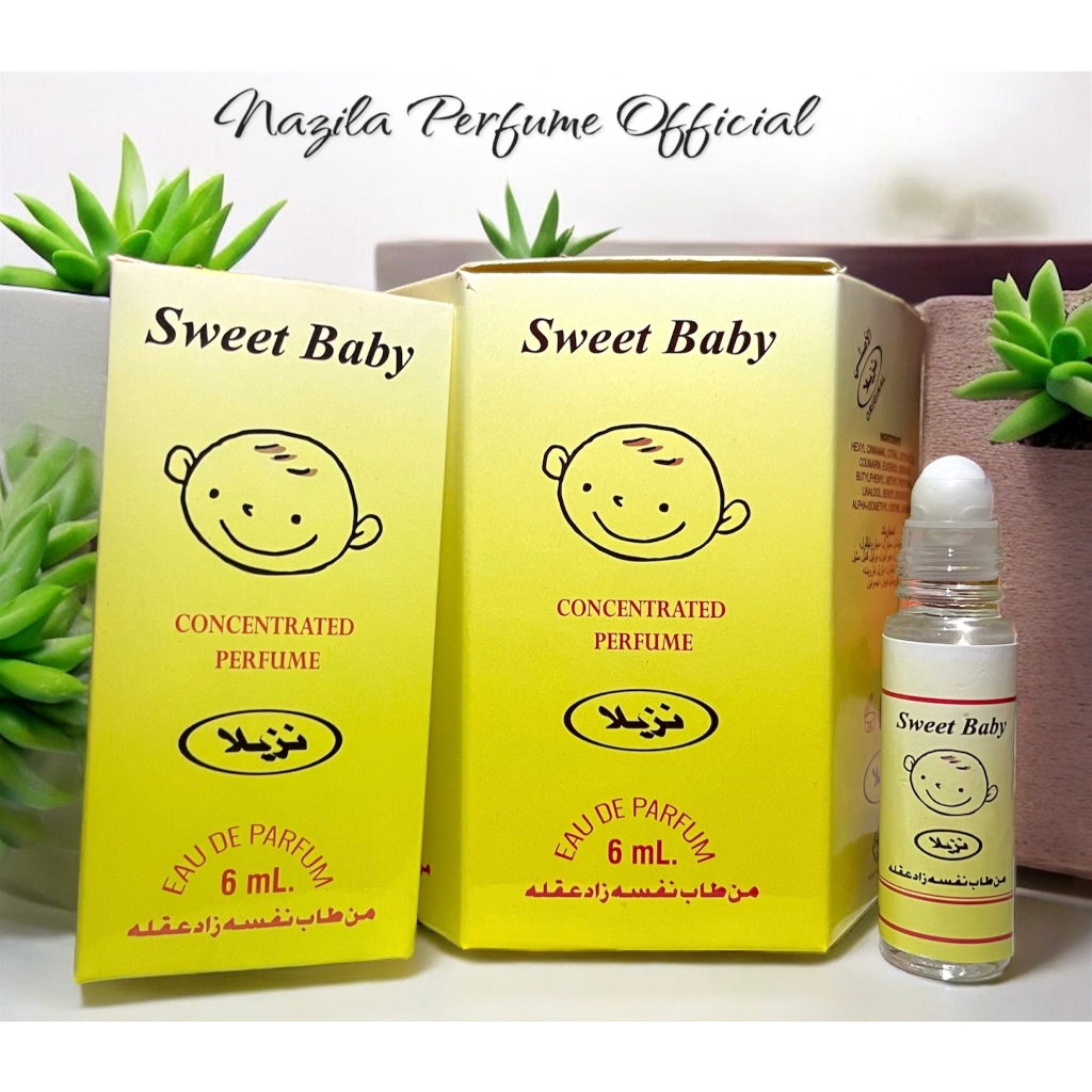 Jual 1 BOX ISI 6 SWEET BABY PARFUM ARAB PER BOX NON ALKOHOL TAHAN LAMA ...