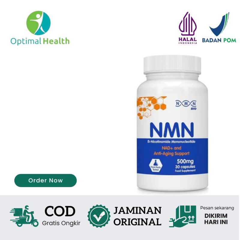 Jual NMN Bio - Nicotinamide Mononucleotide - 5000mg Supplements Anti ...