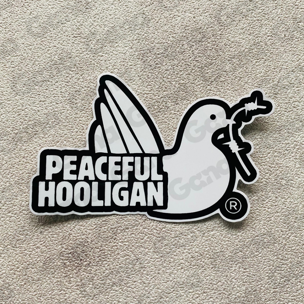 Jual Stiker Brand Peaceful Hooligan Stiker Logo Brand Casual Hooligans ...