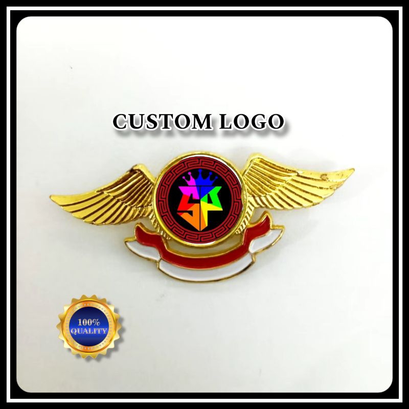 Jual PIN WING SAYAP CUSTOM/PIN PADI KAPAS CUSTOM | Shopee Indonesia