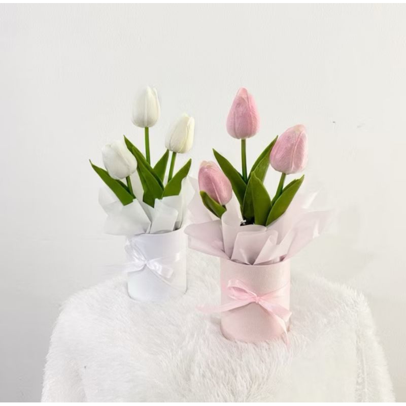 Jual Dandelion Secret - (Bunga Palsu) Everlasting 3 Tulip Mini Gift ...