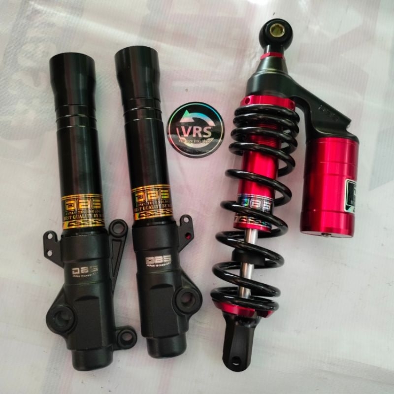 Jual paket shock depan belakang beat Scoopy Vario 125/150 Mio Mioj ...