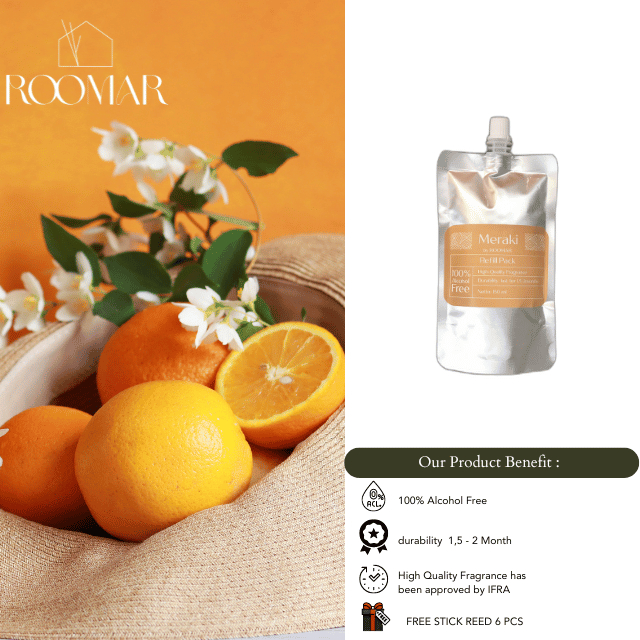 Jual Roomar - MERAKI Room Fragrance - Refill Pack 150 ml | Shopee Indonesia