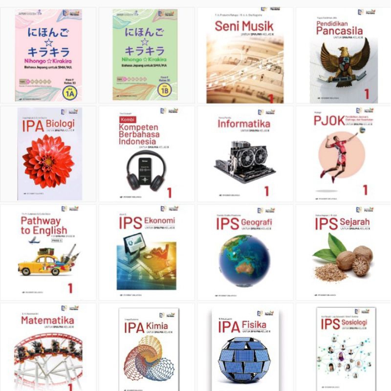 Jual Buku Pelajaran SMA Kelas 10, X Penerbit Erlangga Kurikulum Merdeka ...