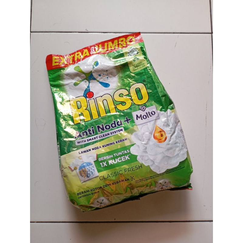 Jual Rinso anti noda + Molto classic fresh 1,8 kg | Shopee Indonesia