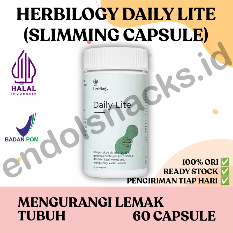 Jual Herbilogy Daily Lite (Slimming Capsule) - 60 capsule | Shopee ...