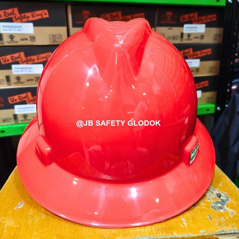 Jual HELM SAFETY MSA FULL BRIM STANDARD SNI LENGKAP TALI DAGU DAN ...