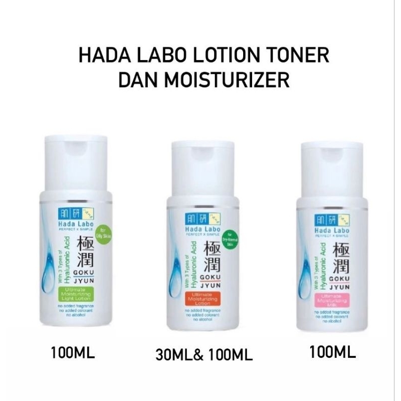 Jual Hada Labo Gokujyun Ultimate Mositurizing Lotion Toner Moisturizing ...
