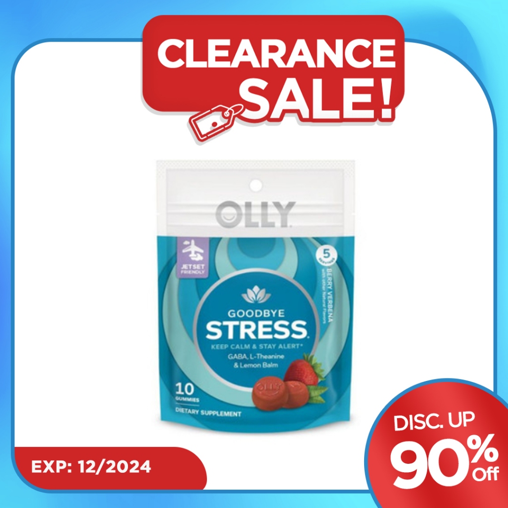 Jual OLLY Goodbye Stress Berry Verbena 10 Gummies - relax cemas panik ...