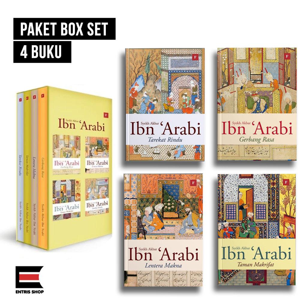 Jual Paket Buku Ibn Arabi - Gerbang Rasa - Lentera Makna - Taman Makrifat - Tarekat Rindu - buku ...