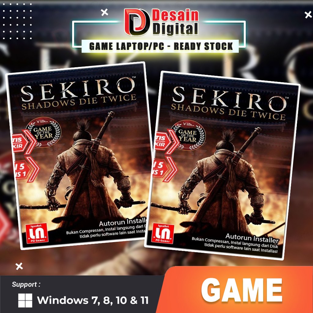Jual Sekiro Shadows Die Twice - PC Game Fight - Download Langsung Play | Shopee Indonesia