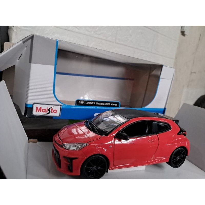 Jual Diecast toyota gr GR yaris merk maisto maistro mini atur miniatur ...