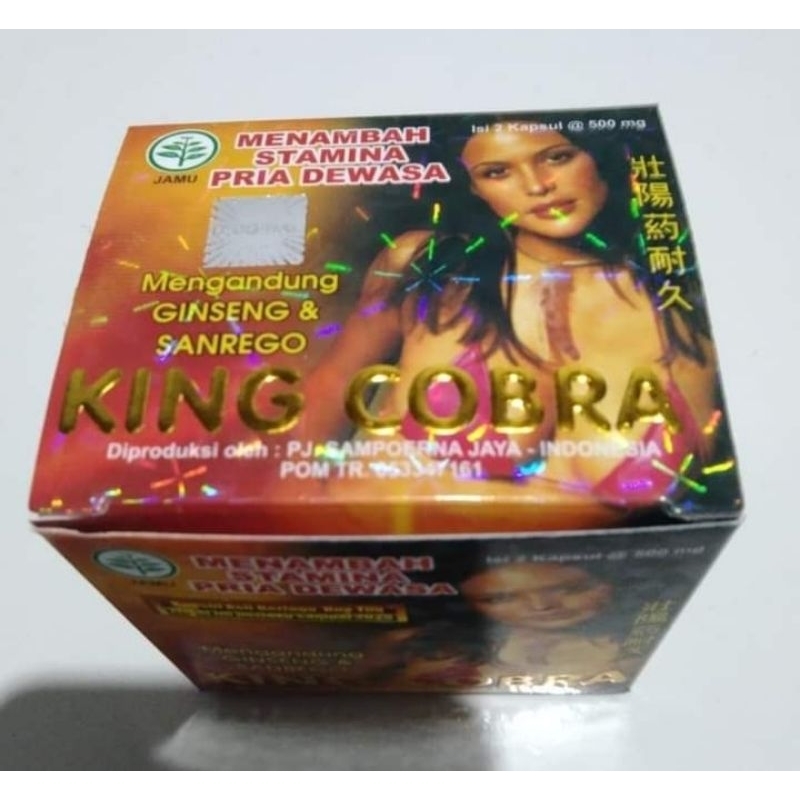 Jual kapsul setamina original king cobra | Shopee Indonesia