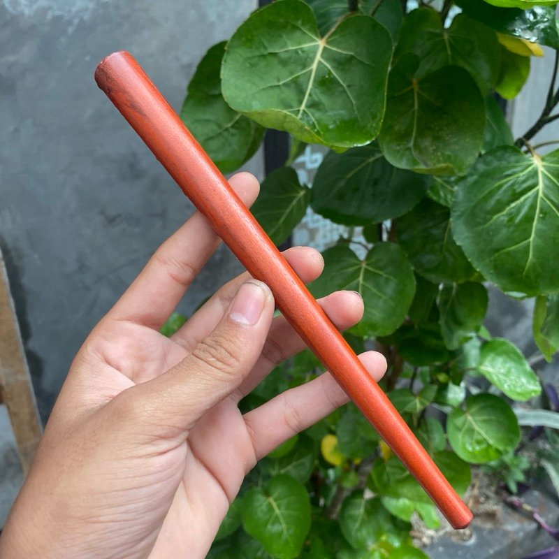 Jual Pipa cangklong roko kayu Secang merah 25cm original /once pipa ...