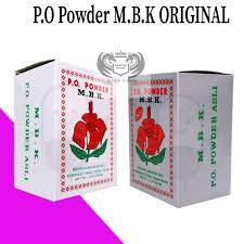 Jual Bedak MBK Powder Putih / Silver per sachet | Shopee Indonesia