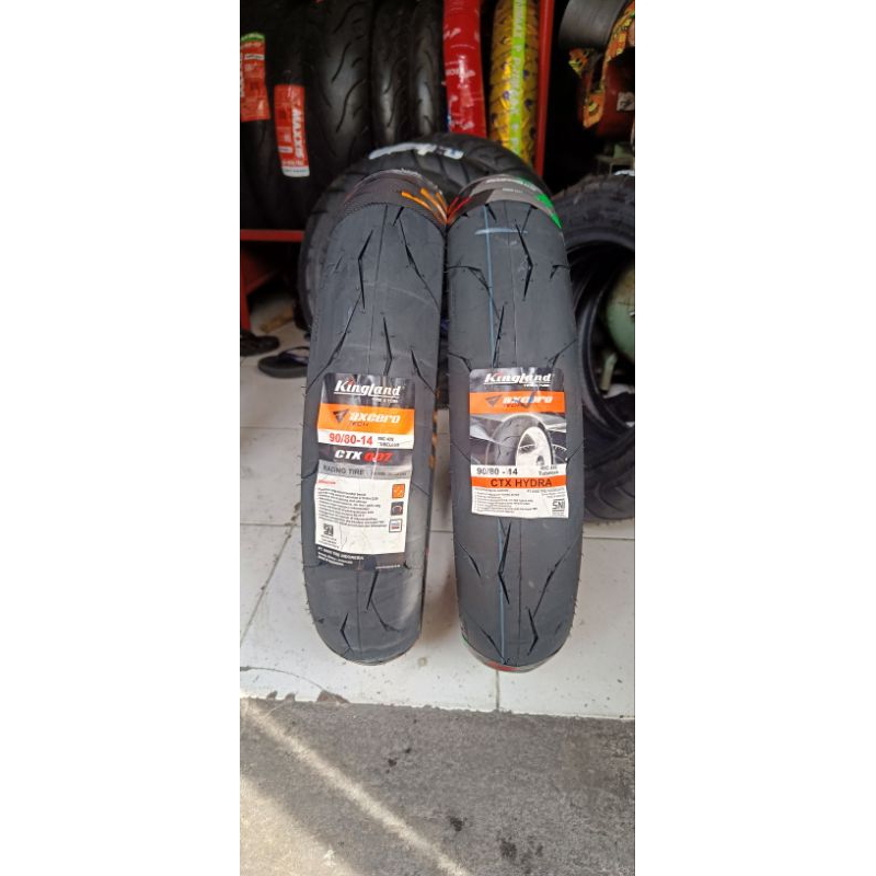 Jual kingland CTX Hydra 90/80 14" Ban motor matic donat Tubles | Shopee ...