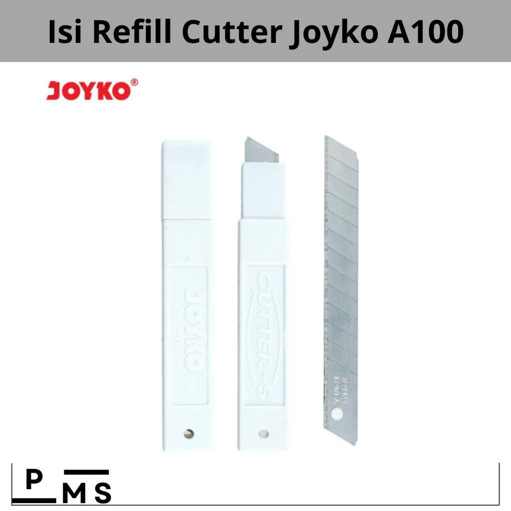 Jual ISI CUTTER JOYKO A-100 KECIL / REFILL CUTTER KECIL / PISAU CUTTER ...