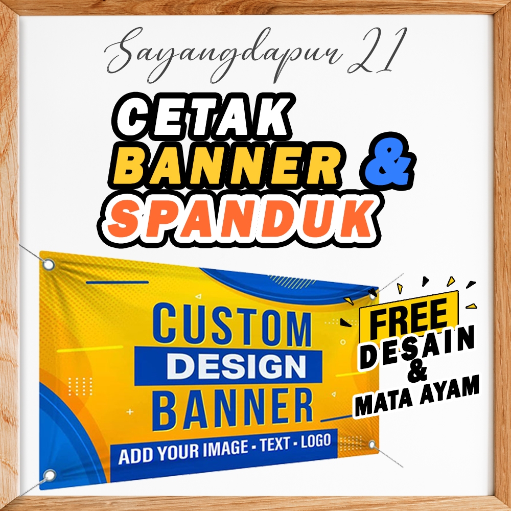Jual Cetak Banner Outdoor Untuk Toko | Shopee Indonesia