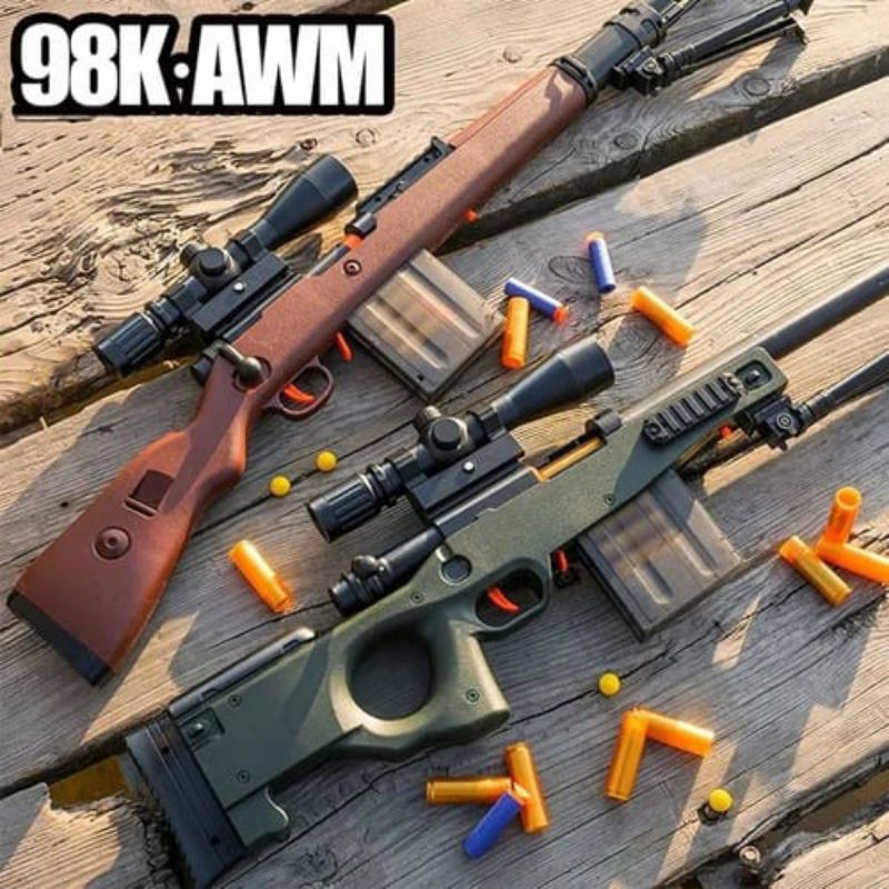 Jual AWM/98K Mainan Anak - Mainan Narf Busa Water Gel Blaster Edukatif Anak Laki Laki Olahraga ...