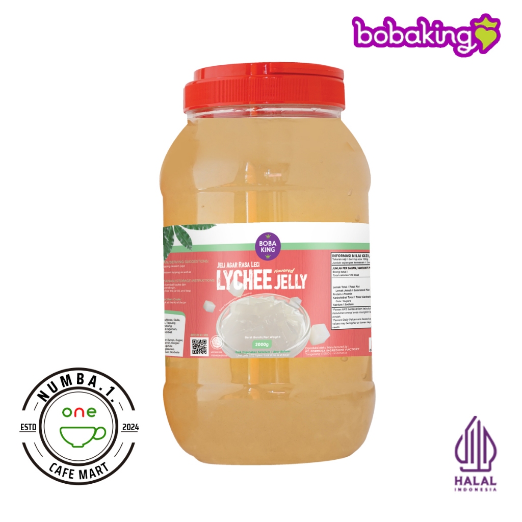 Jual 2kg Bobaking Lychee Jelly (jelly dengan rasa leci) | Shopee Indonesia