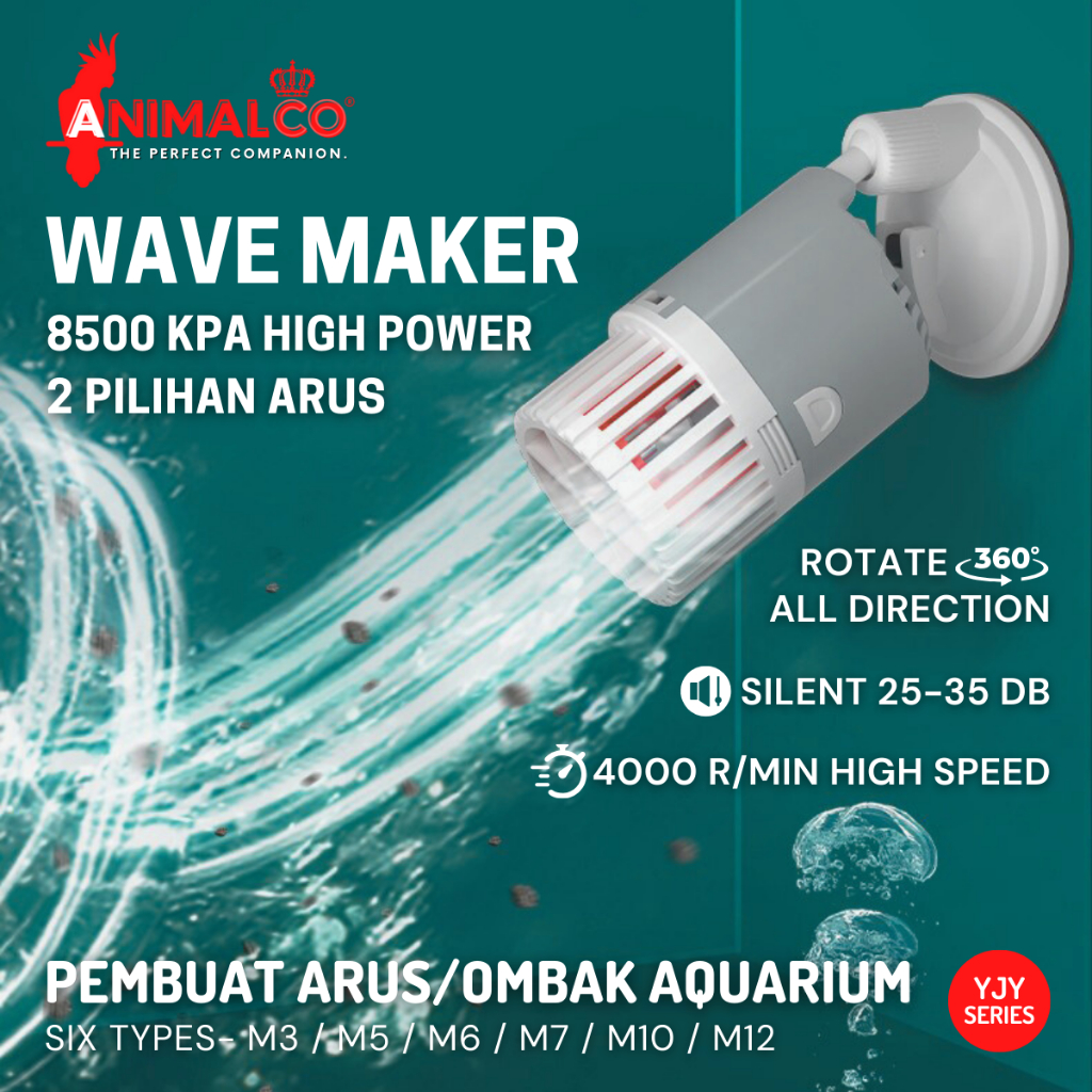 Jual Wavemaker Aquarium Kolam Pembuat Gelombang Arus Wafe Mesin Pompa Ombak Air Wave Maker Besar ...