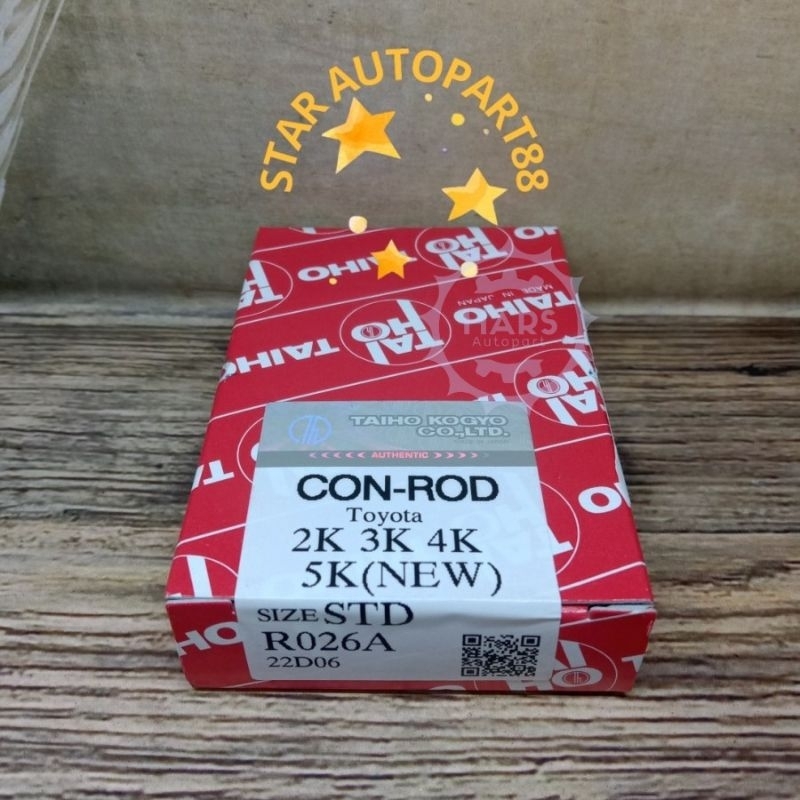 Jual Metal jalan Con rod bearing kijang 2k 3k 4k 5k STD asli Taiho ...