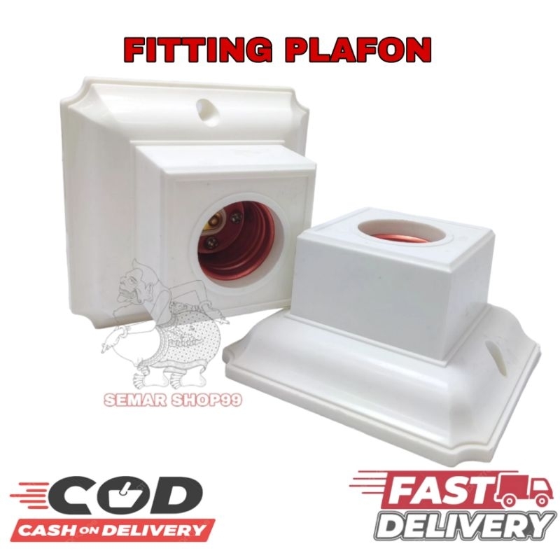 Jual fiting segi4 murah dan Bahan Tebal bagus warna putih/fitting ...