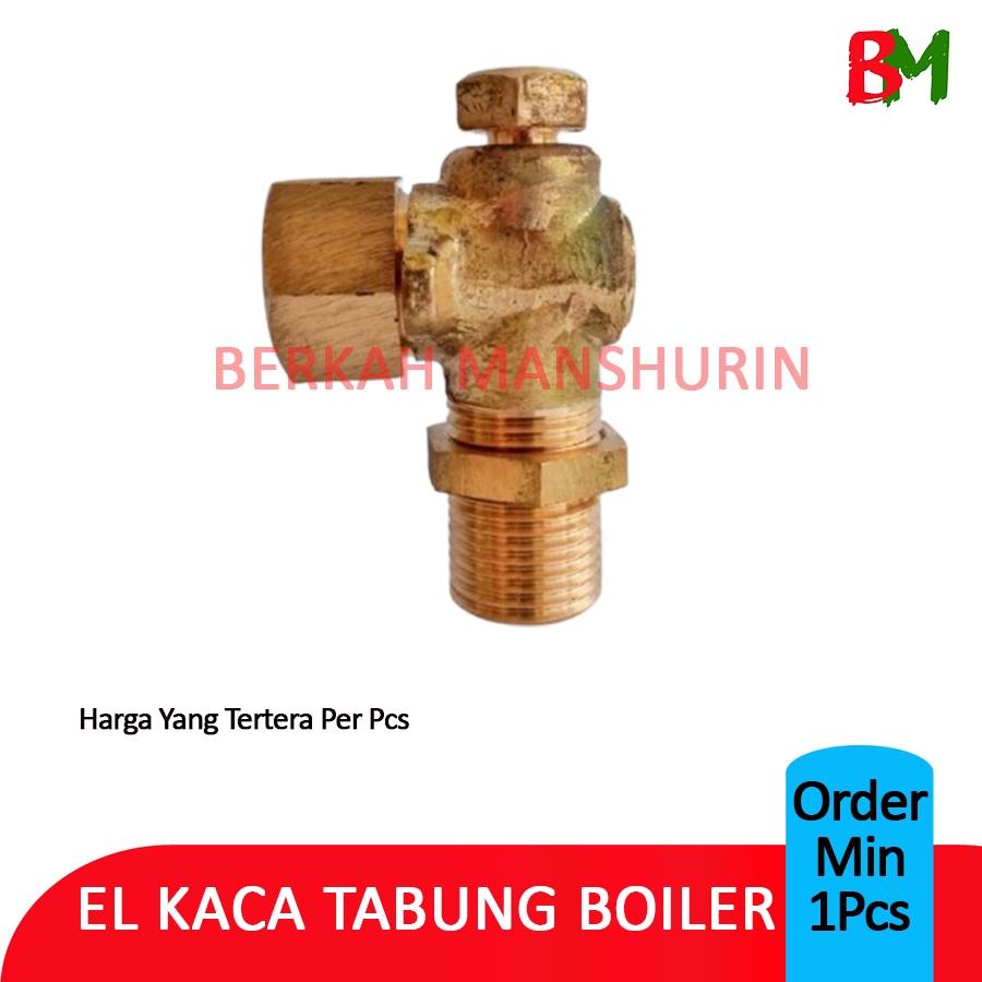Jual Kran Elbow El Pengaman Dudukan Kaca Tabung Boiler Setrika Uap 1/2 ...