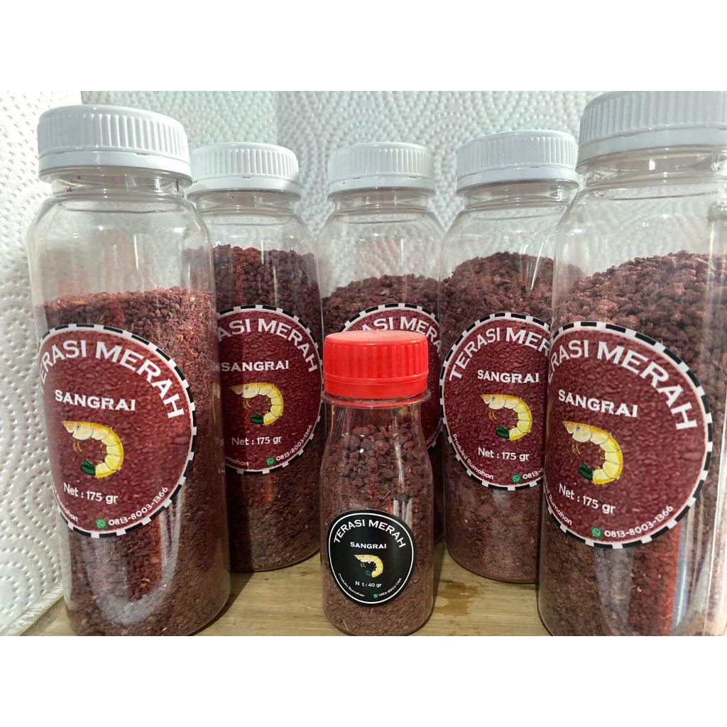 Jual TERASI MERAH TRADISIONAL SANGRAI KHAS SUNDA 175 GR (BELI 5 GRATIS ...