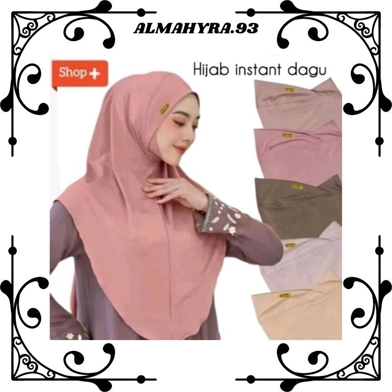 Jual Hijab Dagu Jilbab Instan Malay Non Pet Bergo Dagu | Shopee Indonesia