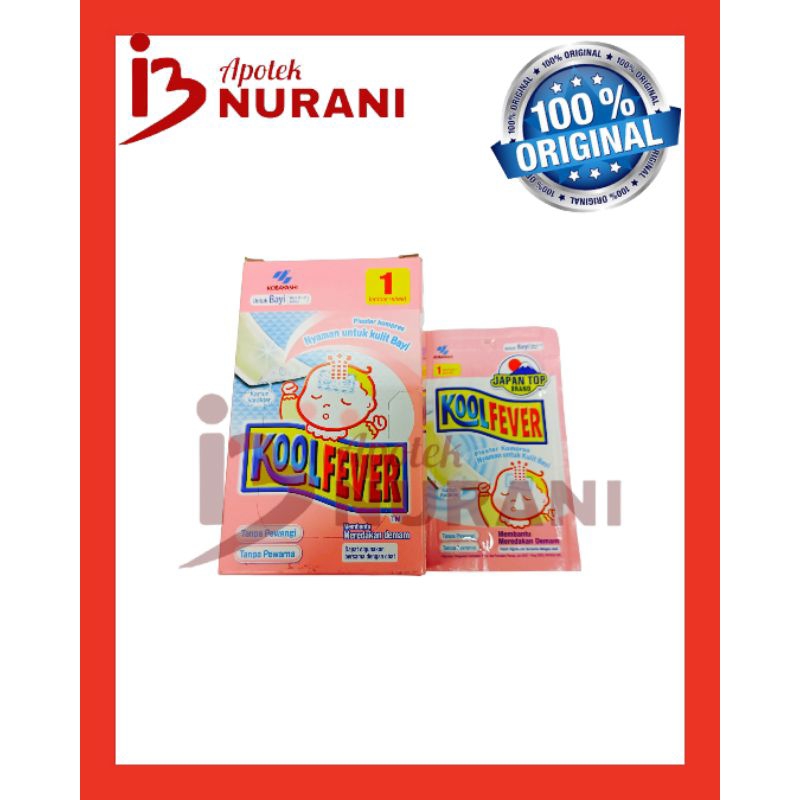 Jual KOOL FEVER BAYI UNTUK 1 BOX ISI 12 LEMBAR PENURUN DEMAM BAYI ...