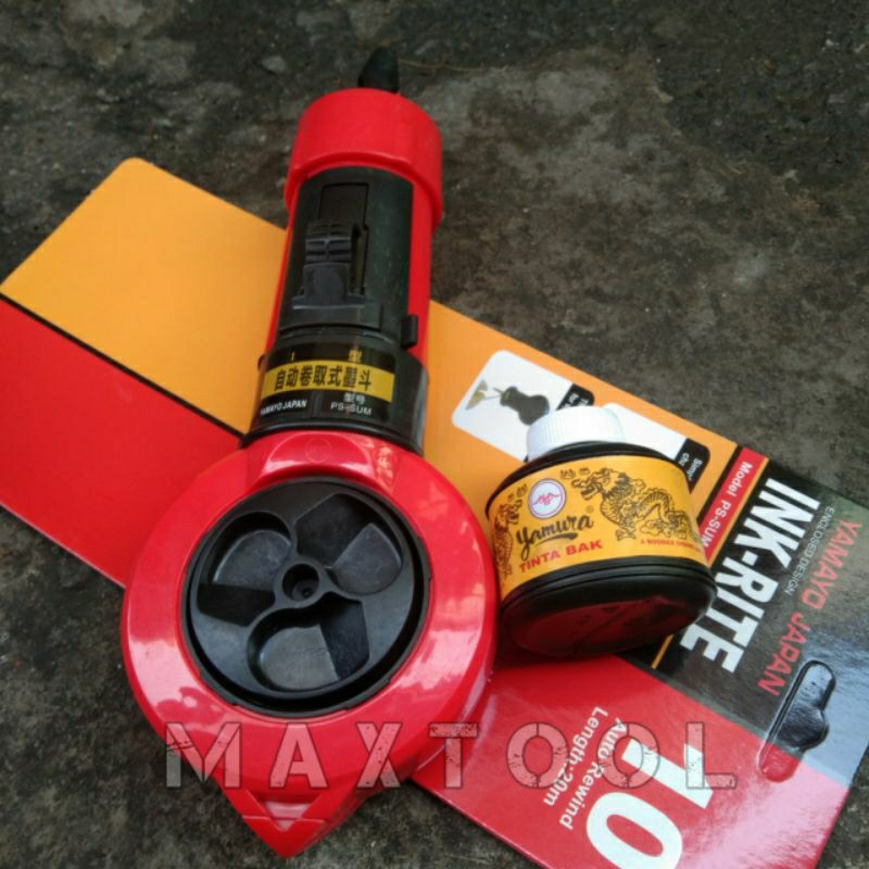 Jual Sipatan tinta benang INK-RITE 20 meter + tinta 25ML marking tool ...