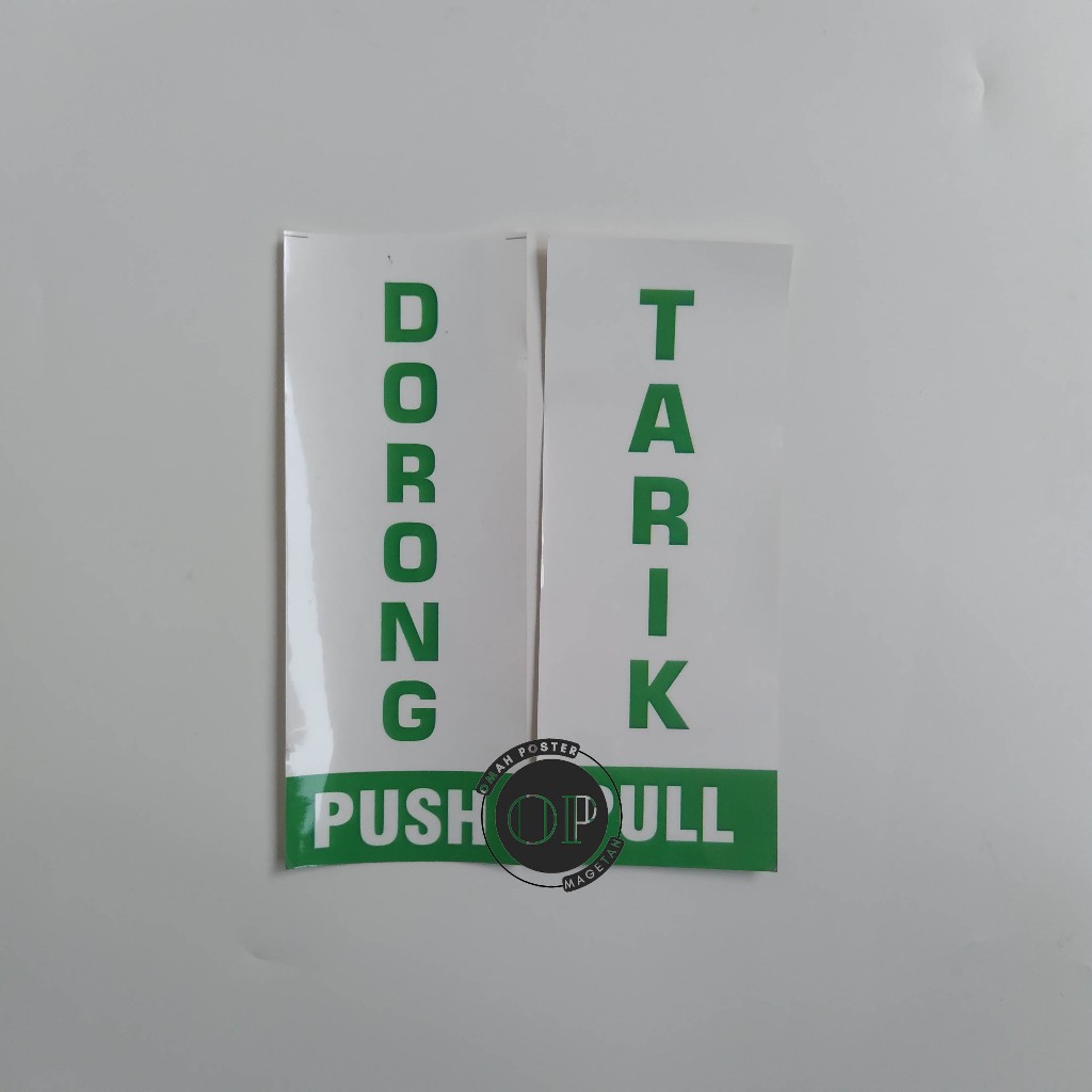 Jual Stiker Dorong Tarik - Pull - Push - Stiker Pintu Dorong Tarik ...