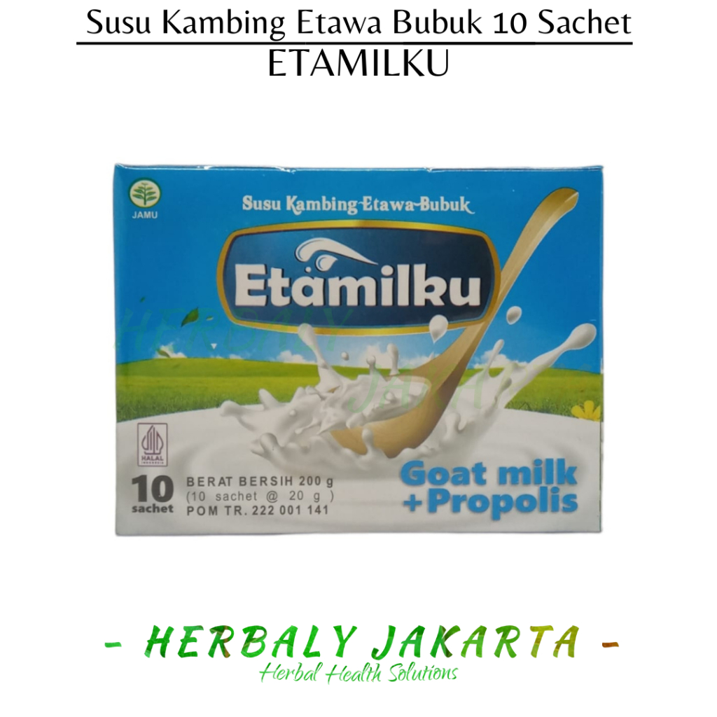 Jual Susu Kambing Etawa Bubuk Isi 10 Sachet Original Propolis Bee ...