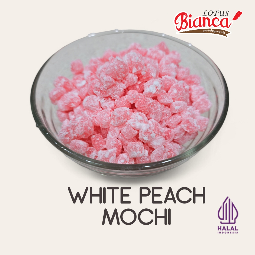 Jual 500gr White Peach Mochi (topping minuman dan dessert) | Shopee ...