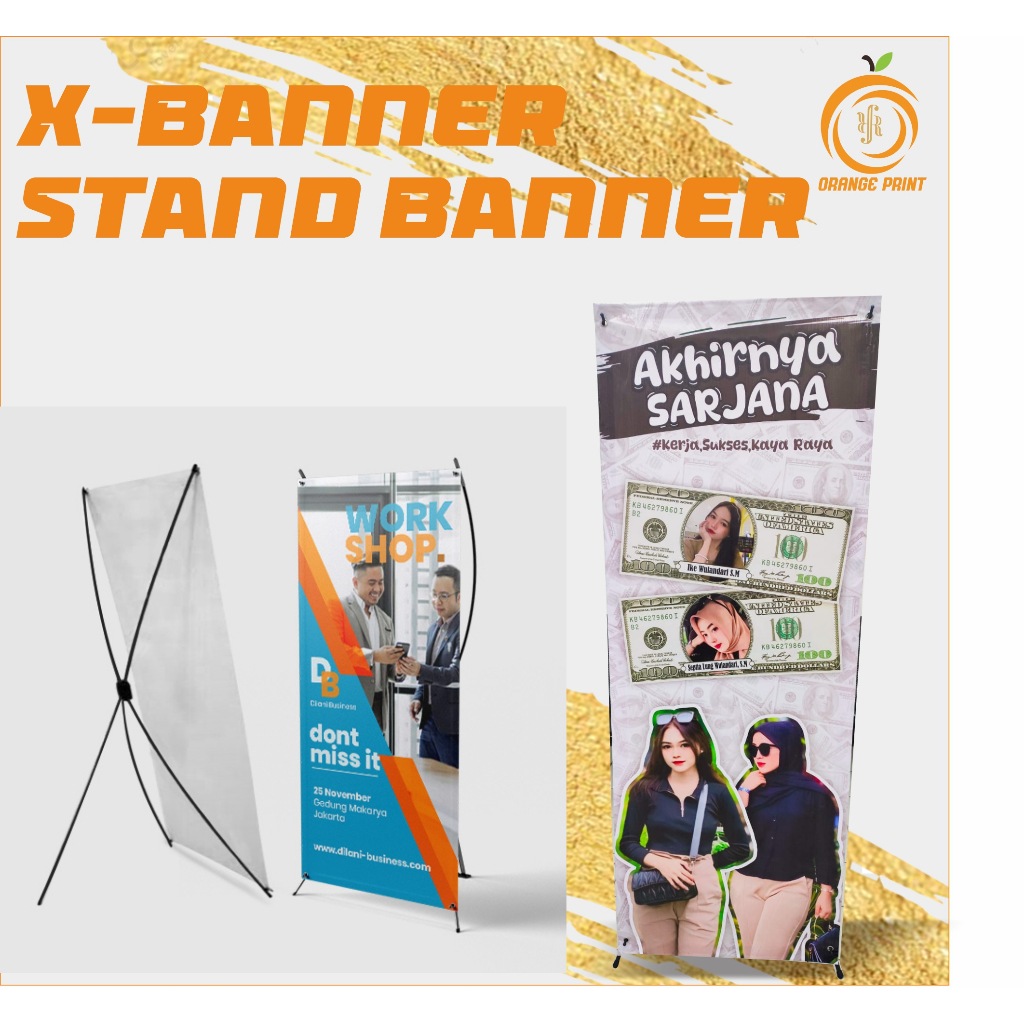 Jual CETAK X-BANNER / STAND BANNER / STANDING BANNER MURAH / UKURAN ...