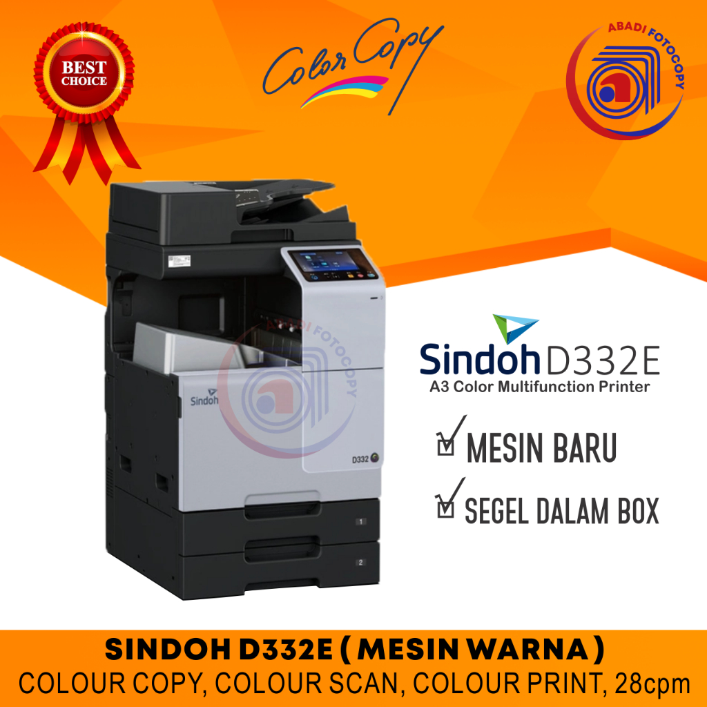 Jual Mesin Fotocopy Warna New Colour Machine Sindoh D332 | Shopee Indonesia
