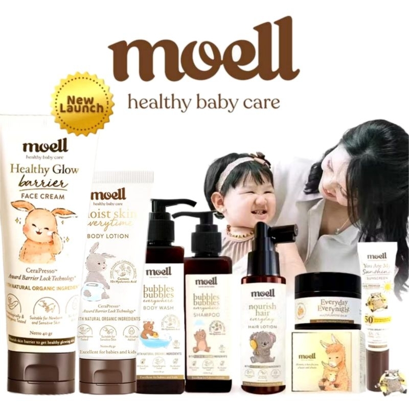 Jual Moell Hair Lotion | Moell Shampoo | Moell Body Wash | Moell Body ...
