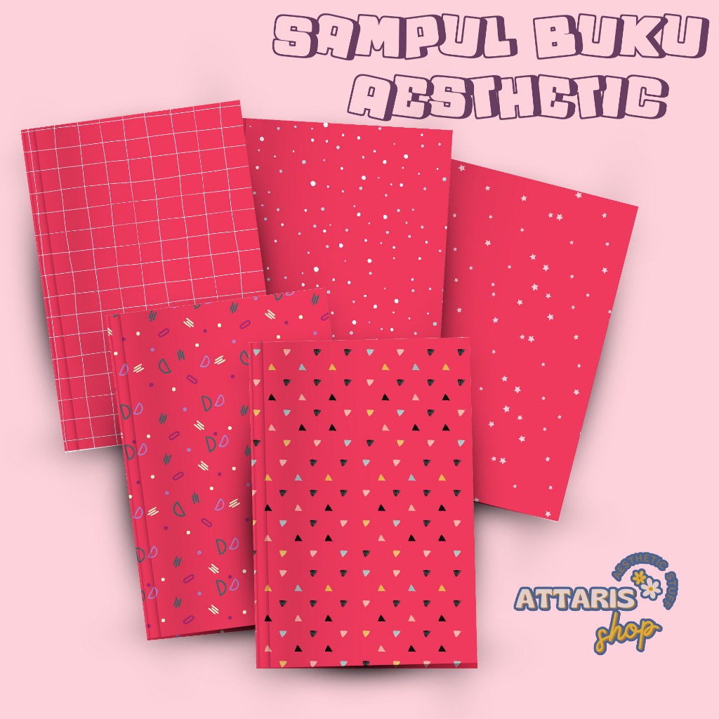 Jual SAMPUL BUKU AESTETIK | MERAH SAMPUL BUKU TULIS BIGBOSS SIDU KIKI ...