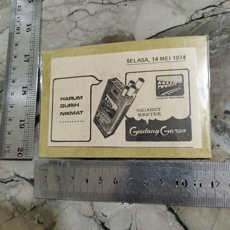 Jual IK52LW Kertas iklan asli jadul, iklan lawas, iklan kuno antik ...
