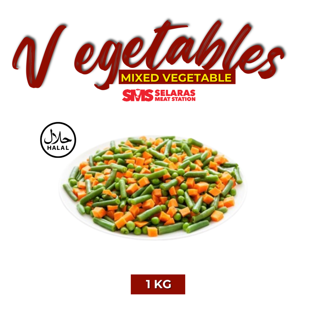 Jual Mix Vegetable Frozen Sayur Beku (4 ways) 1 Kg Tangerang | Shopee ...